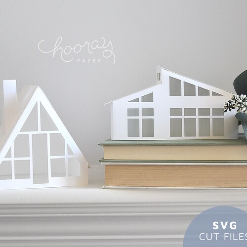 Paper House SVG Cutting Files for Cricut Scanncut2 - Etsy UK