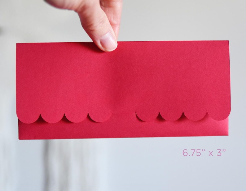 Scalloped Money Holder SVG File for Cricut: Birthday Card Template ...