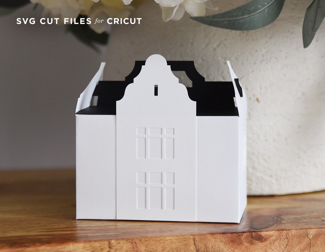 House Gift Box SVG Cutting Files for Cricut / Modern White - Etsy