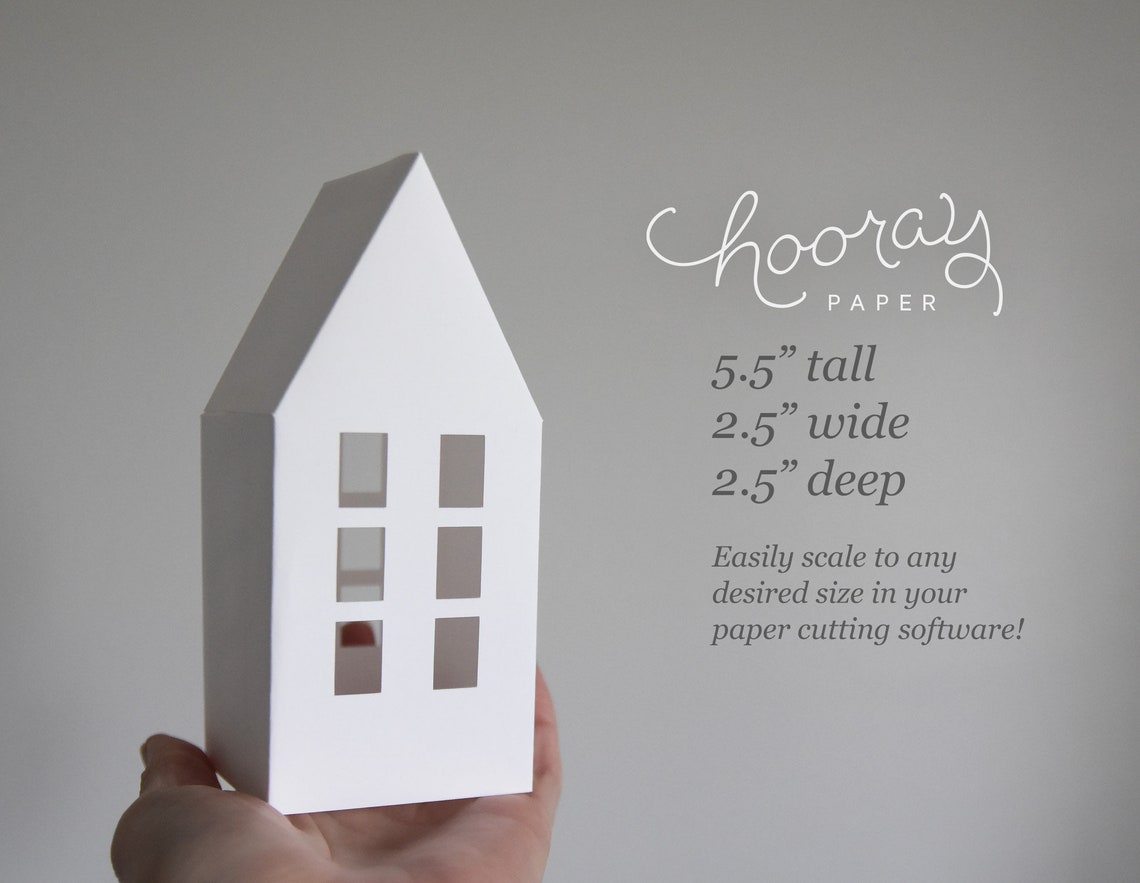 House SVG Cutting Files for Cricut Silhouette Scanncut2 / - Etsy