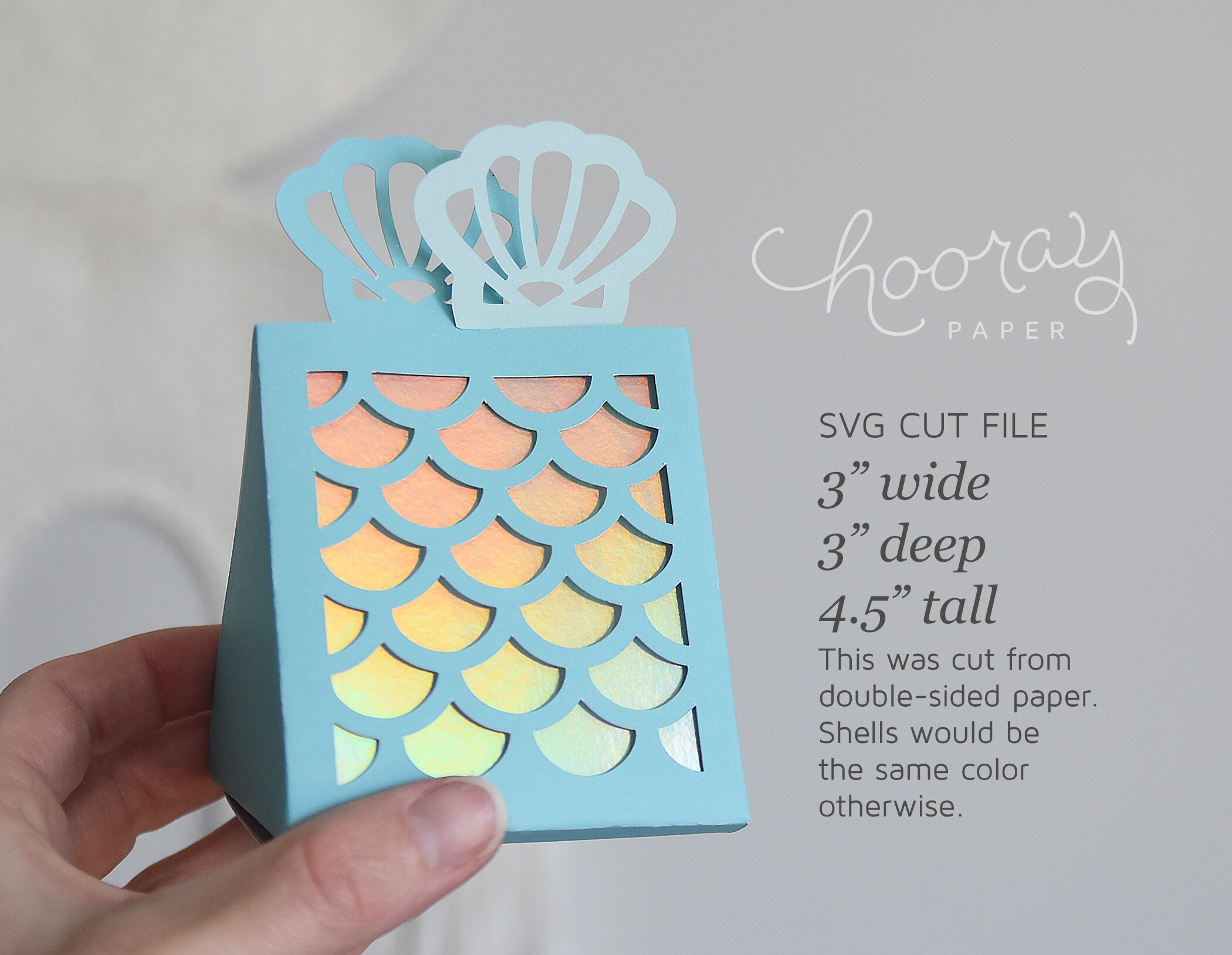 Gift Box SVG Cutting Files for Cricut / Mermaid Birthday Party - Etsy UK