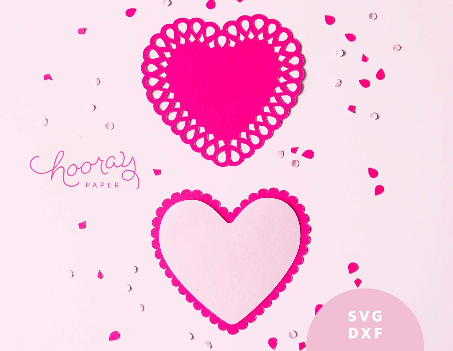 Heart SVG Cutting Files for Cricut Silhouette / DXF / PDF / - Etsy