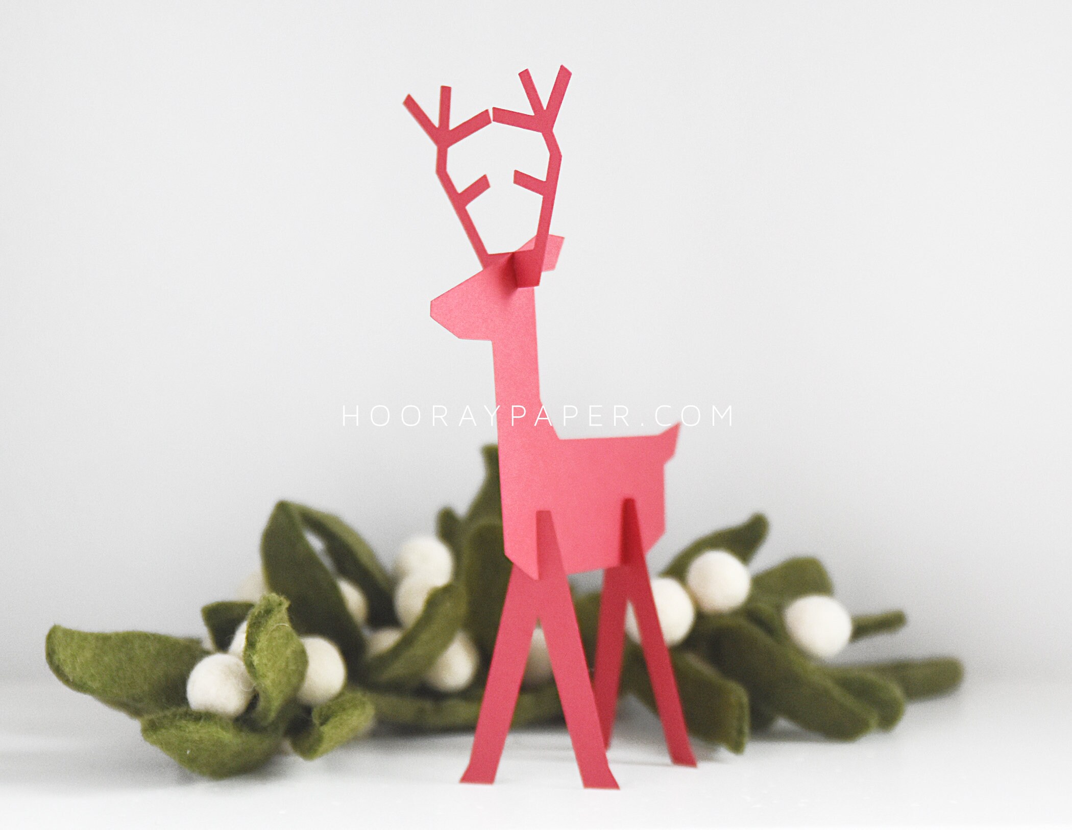 3D Reindeer SVG Cutting Files for Cricut / DXF Cutting Files - Etsy