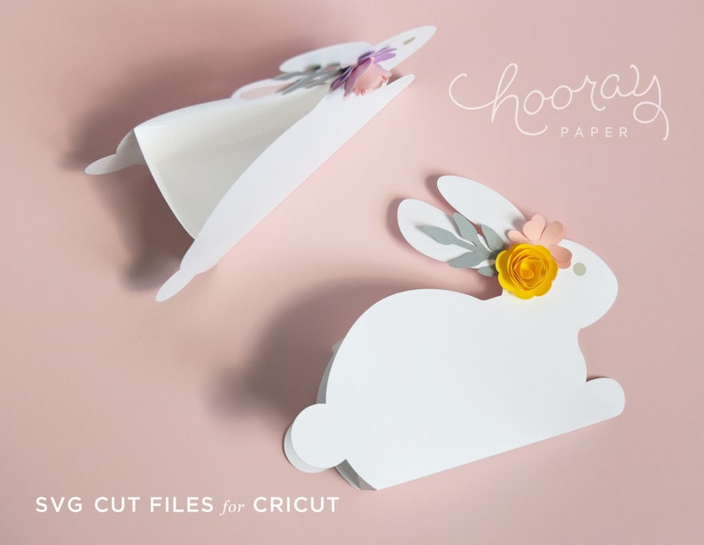 Easter Bunny SVG Cutting Files for Cricut Scanncut2 - Etsy