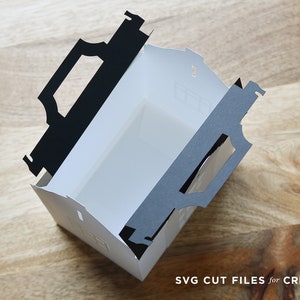 House Gift Box SVG CUTTING FILES for Cricut / Modern White Paper House ...