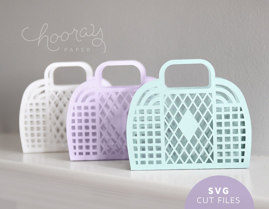 Jelly Bag SVG Cutting Files for Cricut / Boho Beach Basket / - Etsy UK