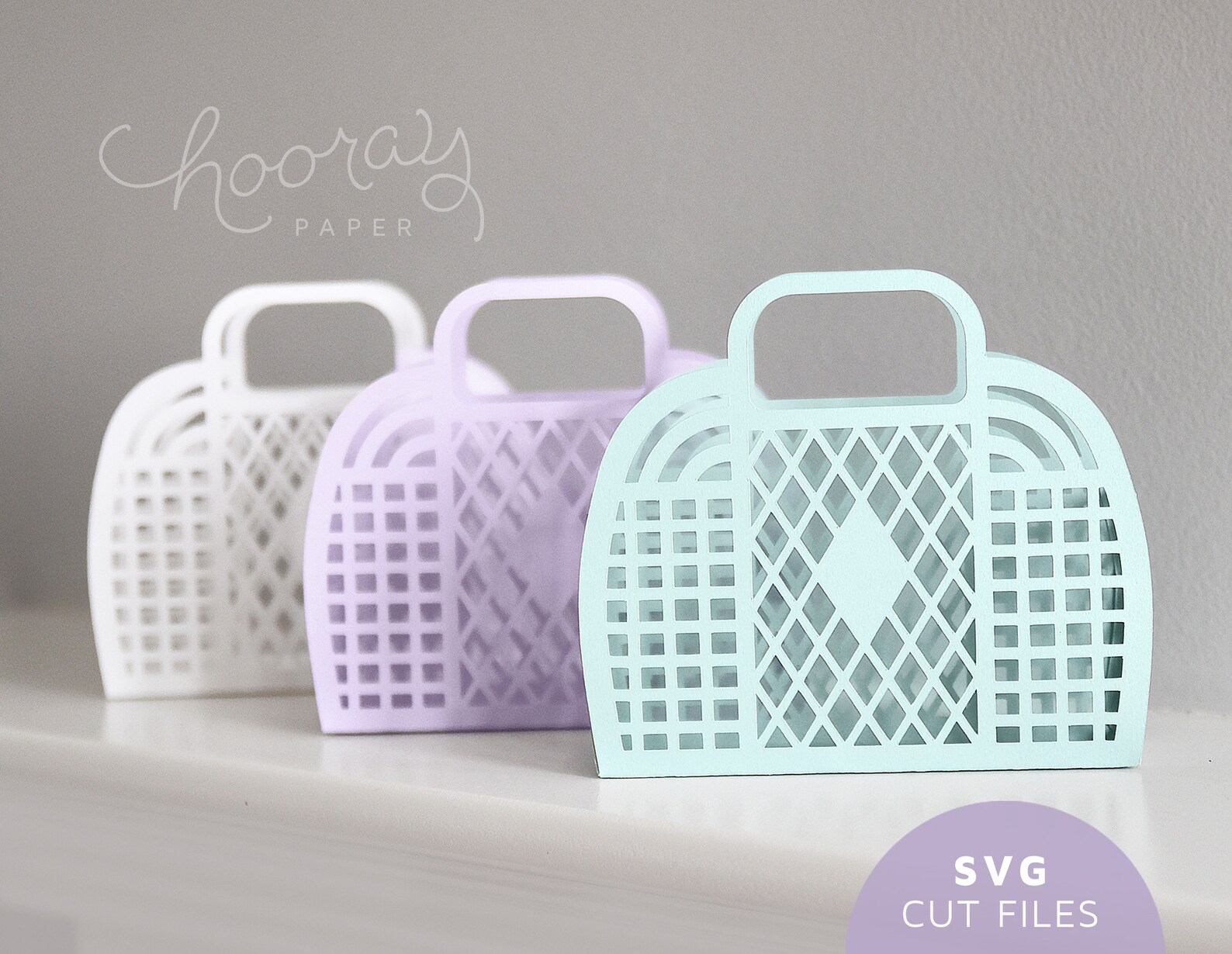 Jelly Bag SVG Cutting Files for Cricut / Boho Beach Basket / - Etsy UK