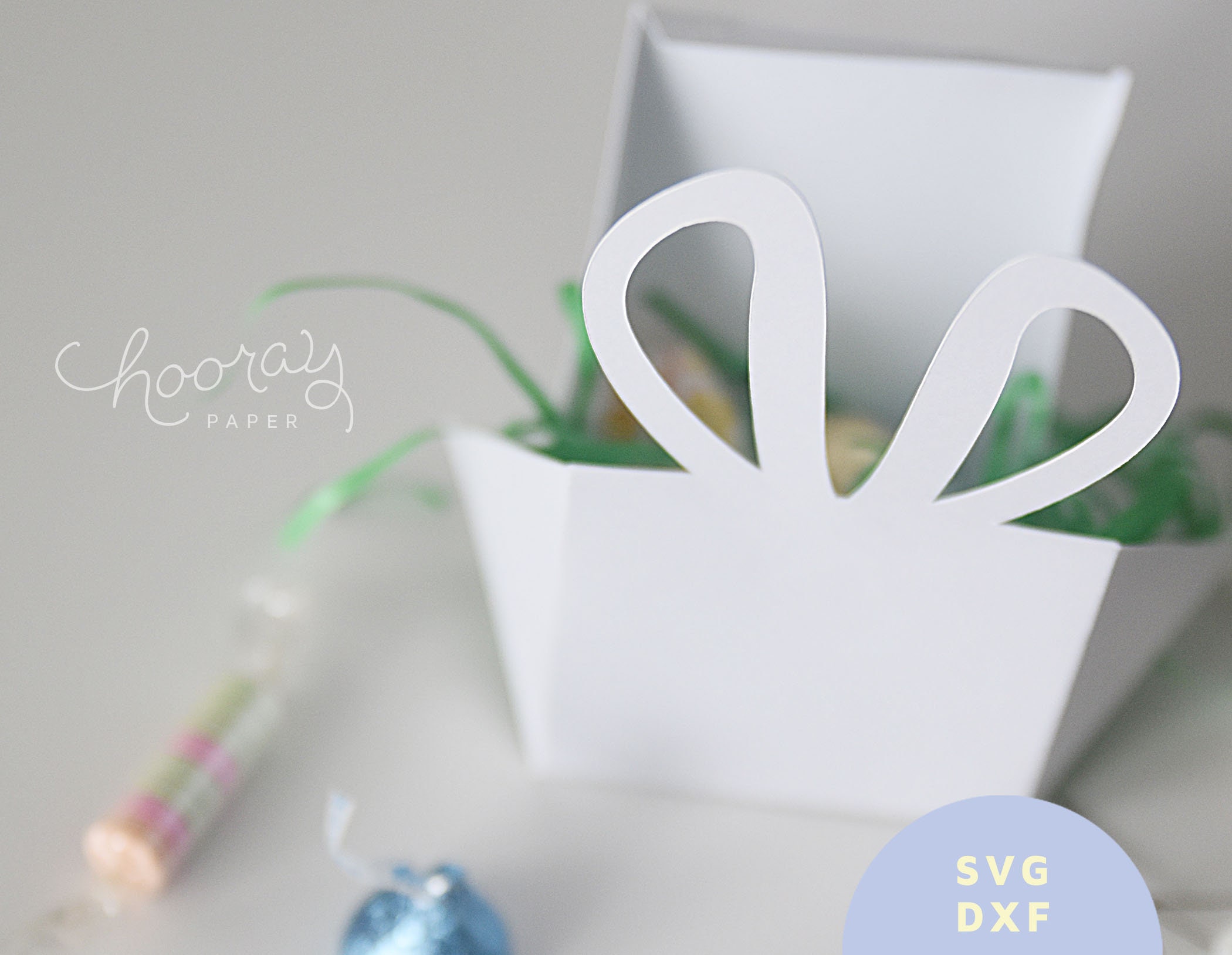 Easter Bunny Box 3D SVG Cutting Files for Cricut / DXF / Works | Etsy