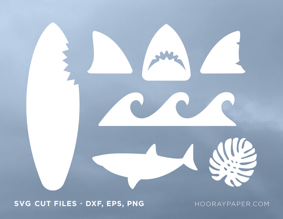 Shark Bite SVG Cutting Files for Cricut Silhouette DXF PNG - Etsy