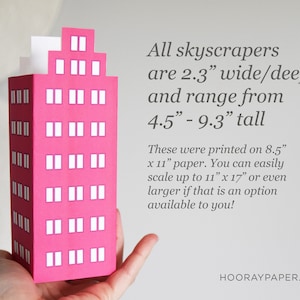 Superhero City PDF PRINTABLE for Birthday Party Centerpiece or ...