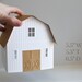 Barn SVG CUTTING FILES for Cricut, Silhouette / Diy 3D Paper House ...