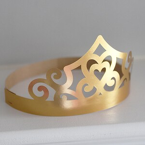 Princess Tiara SVG Template: Paper Crown Cutting Files for Cricut ...