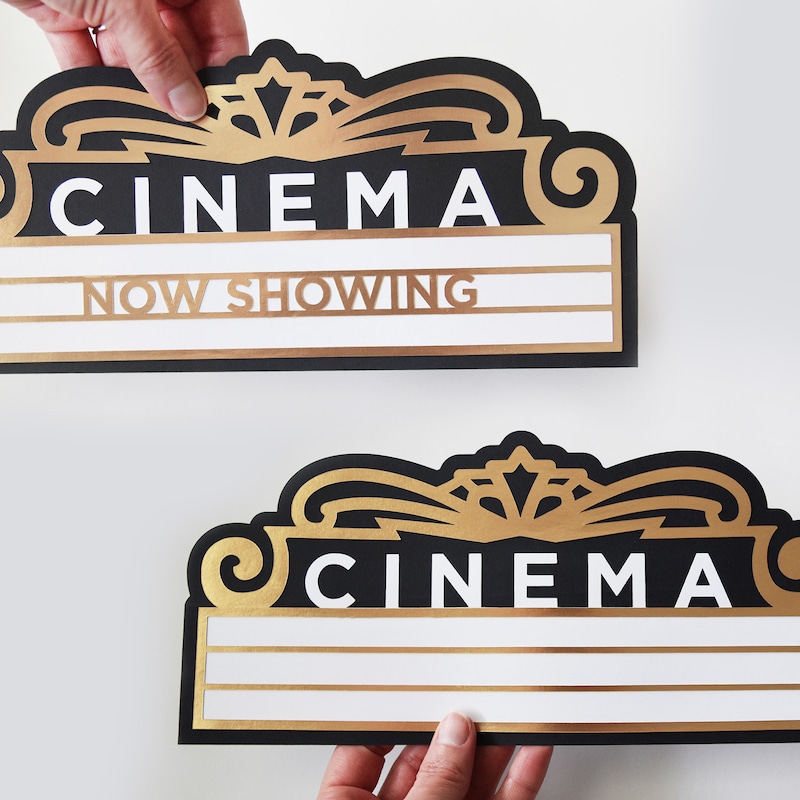 Now Showing Sign - Etsy