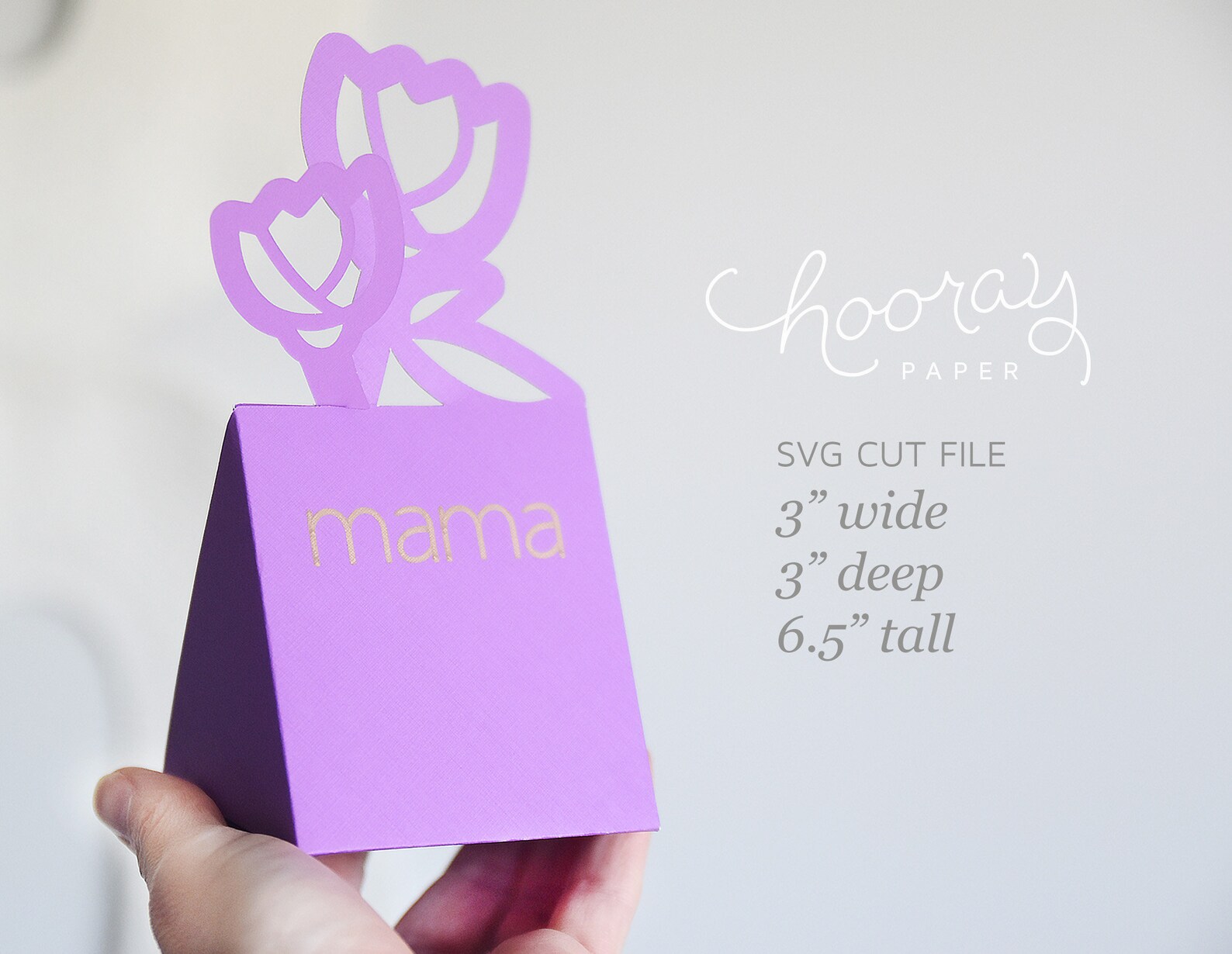 Flower Gift Box SVG Cutting Files for Cricut Scanncut2 / - Etsy