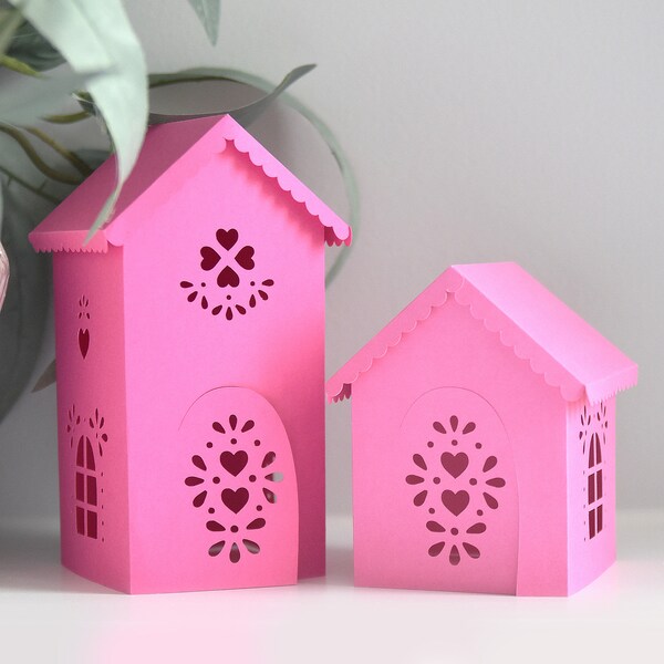 Paper House Template - Etsy