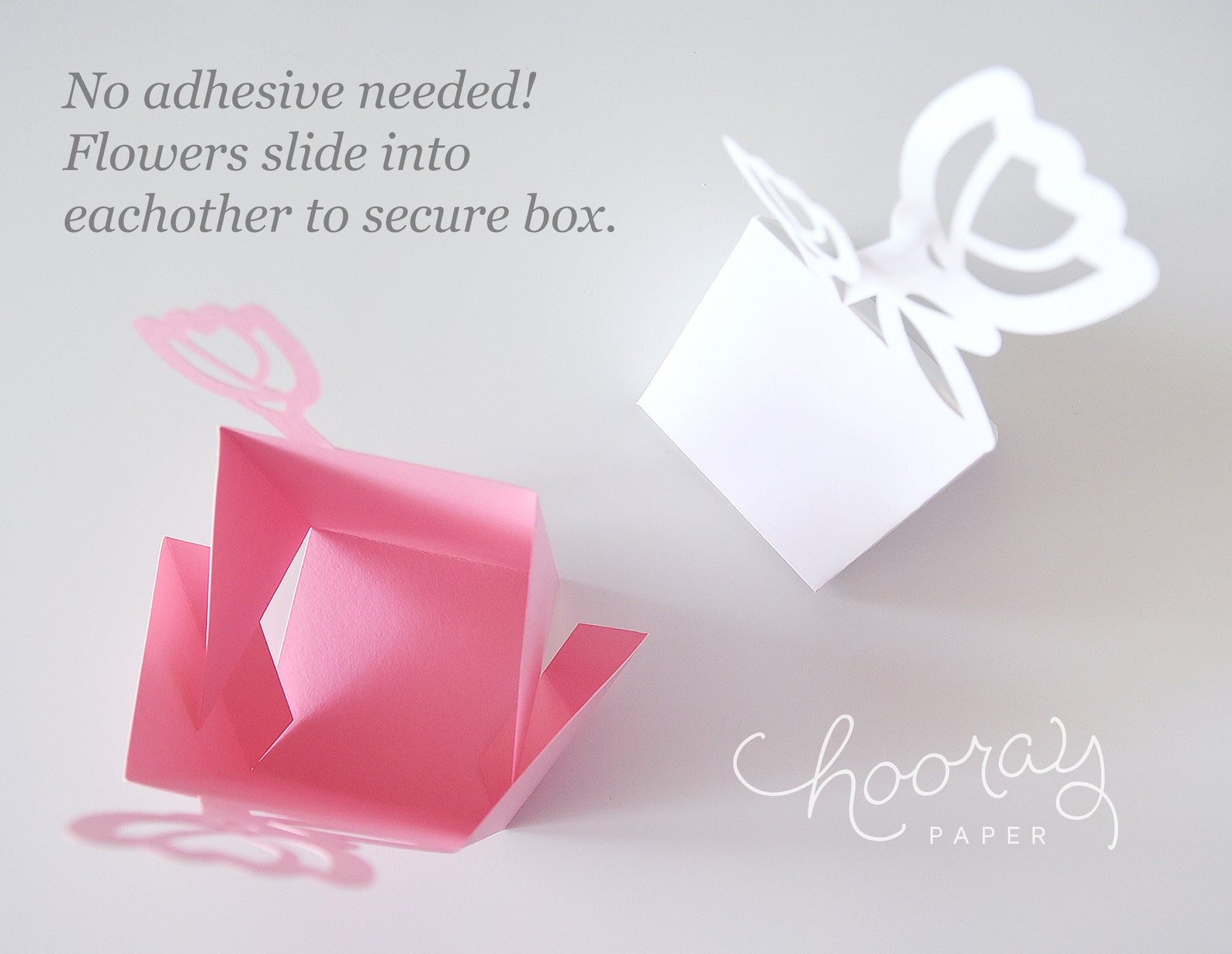 Flower Gift Box SVG Cutting Files for Cricut Scanncut2 / - Etsy