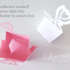 Flower Gift Box SVG Cutting Files for Cricut Scanncut2 / - Etsy