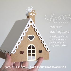 Valentine House SVG Cutting Files for Cricut Silhouette - Etsy