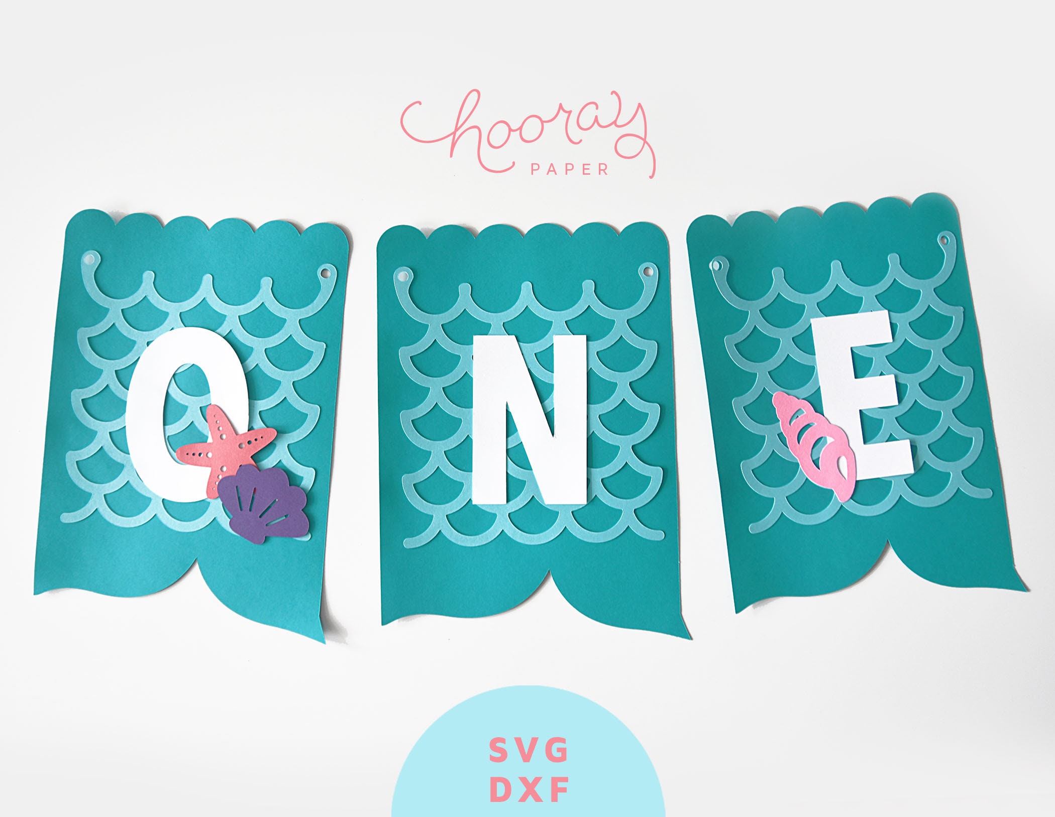 Mermaid Flags SVG Cutting Files for Cricut Silhouette / DXF / - Etsy