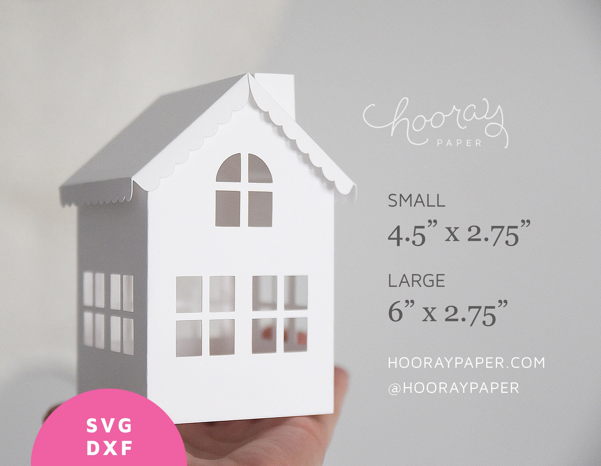 3D Paper House Set SVG Cutting Files for Cricut / DXF Cutting - Etsy ...