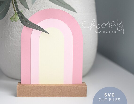 Rainbow Chiara Arch Sign SVG Cutting Files for Cricut / Boho - Etsy