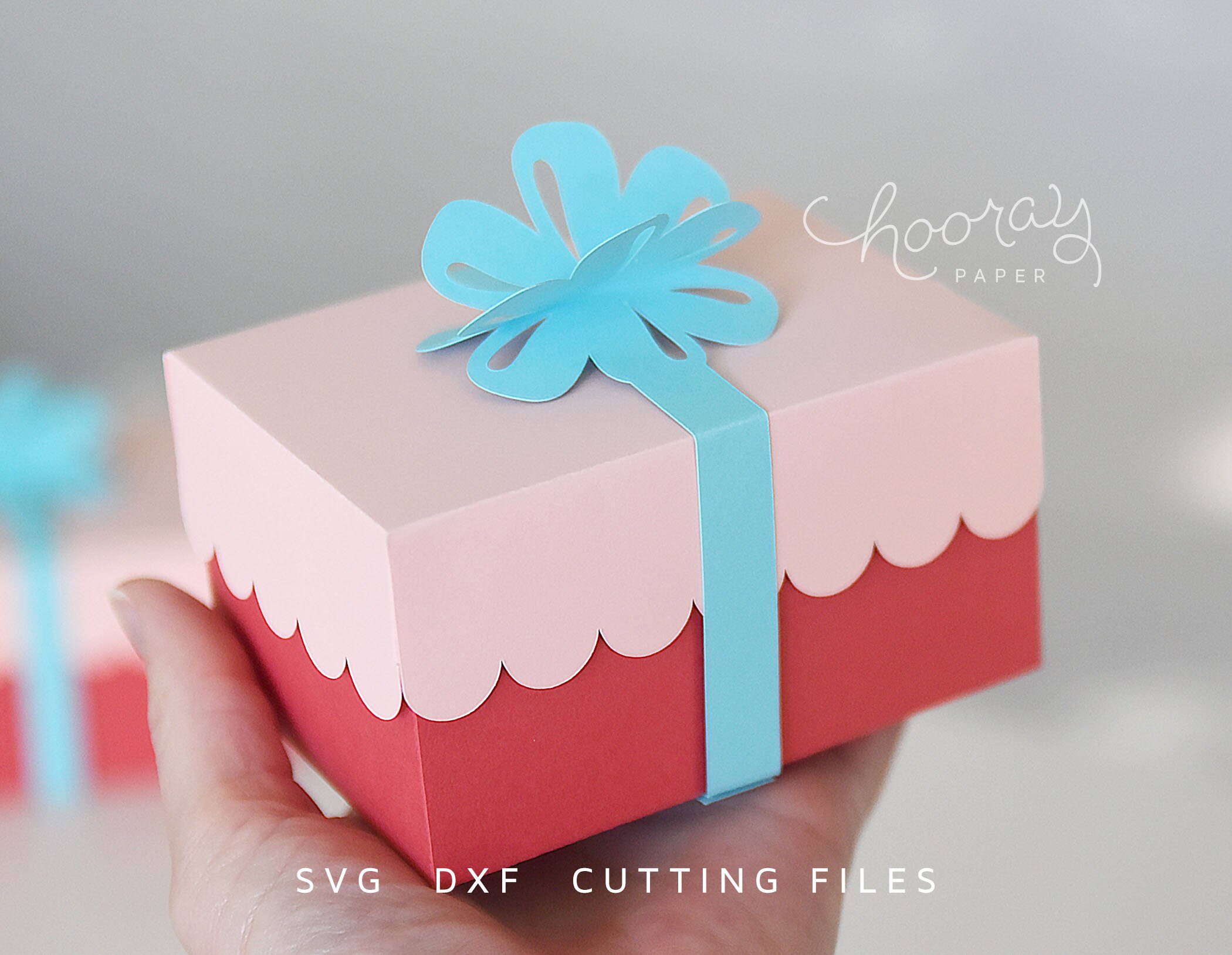 Gift Box Set SVG Cutting Files for Cricut / DXF Files for - Etsy Australia