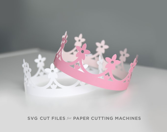 Princess Tiara SVG Cutting Files for Cricut / DXF for Silhouette ...