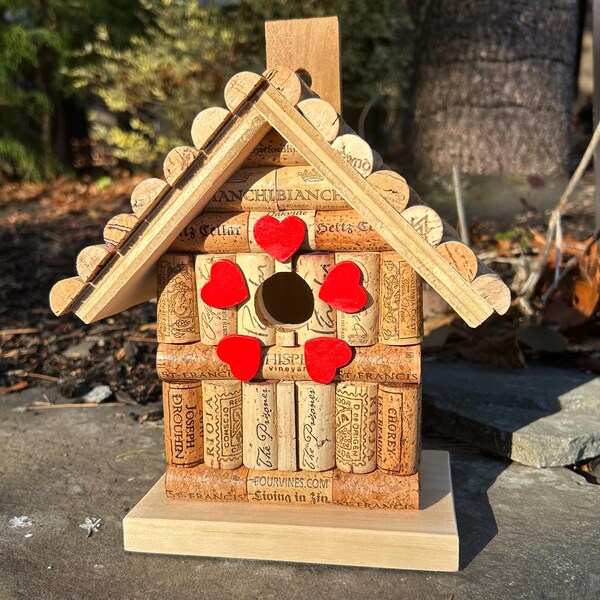 Wine Cork Birdhouse - Etsy