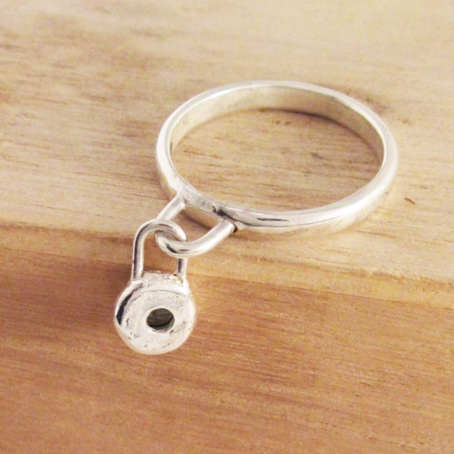 Kinetic Sterling Silver Dangle Ring With Blue-green Sapphire - Etsy