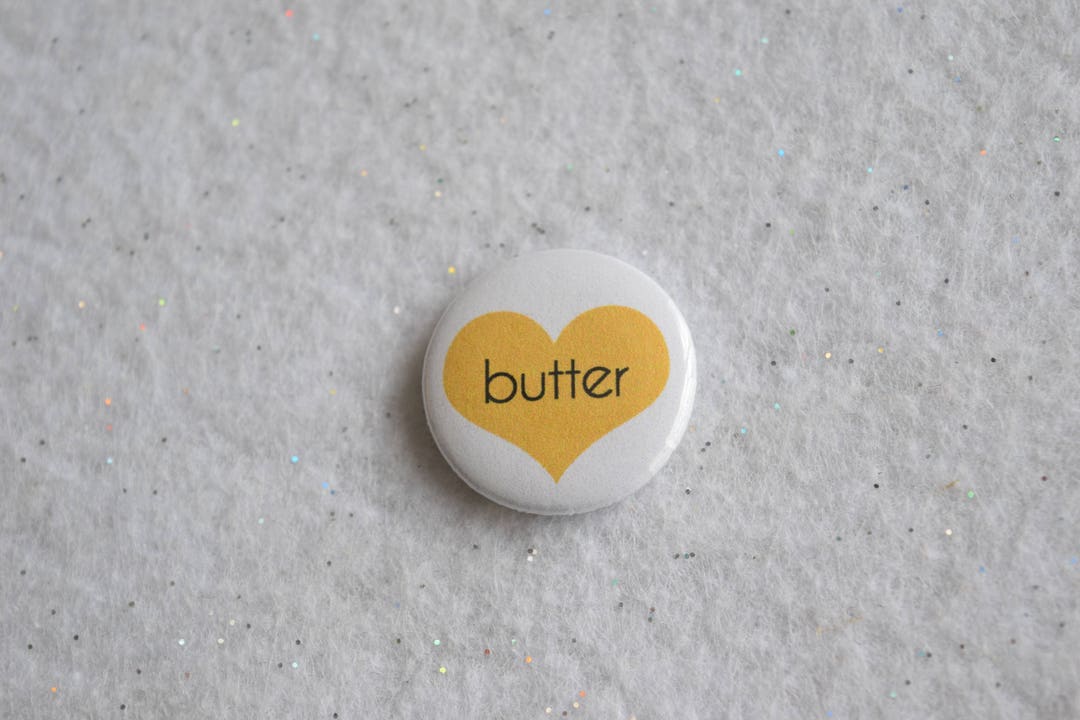 Butter Love Pin 1 I Love Butter Pinback Button Paleo - Etsy
