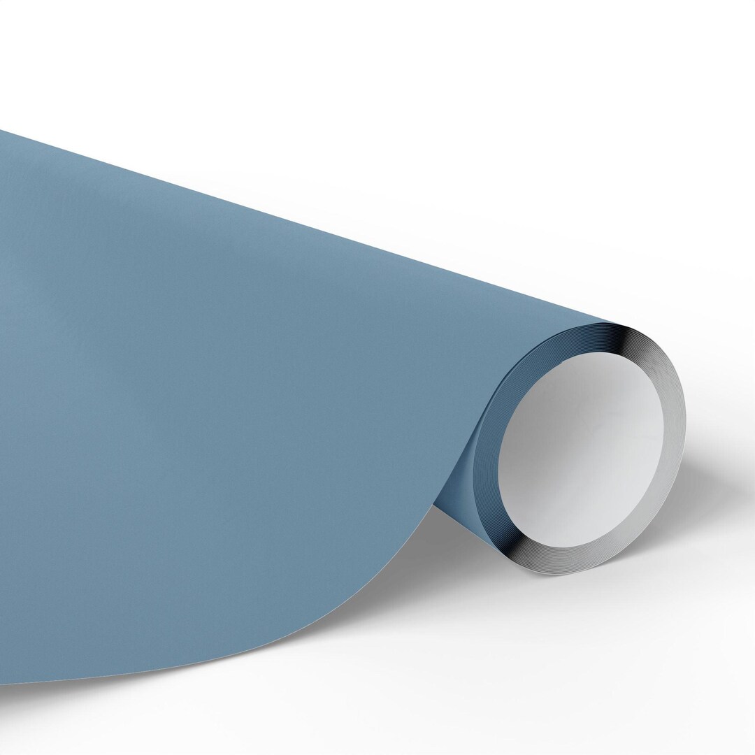 Blue Wrapping Paper: Solid Color Rolls (matte or Glossy) - Etsy