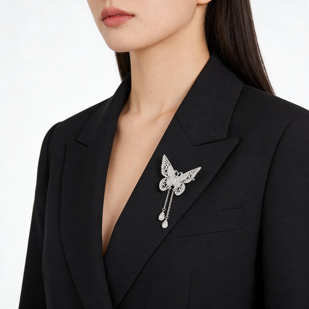 The Butterfly Brooch is a Beautiful Accessory; It is Both a Uniquely ...