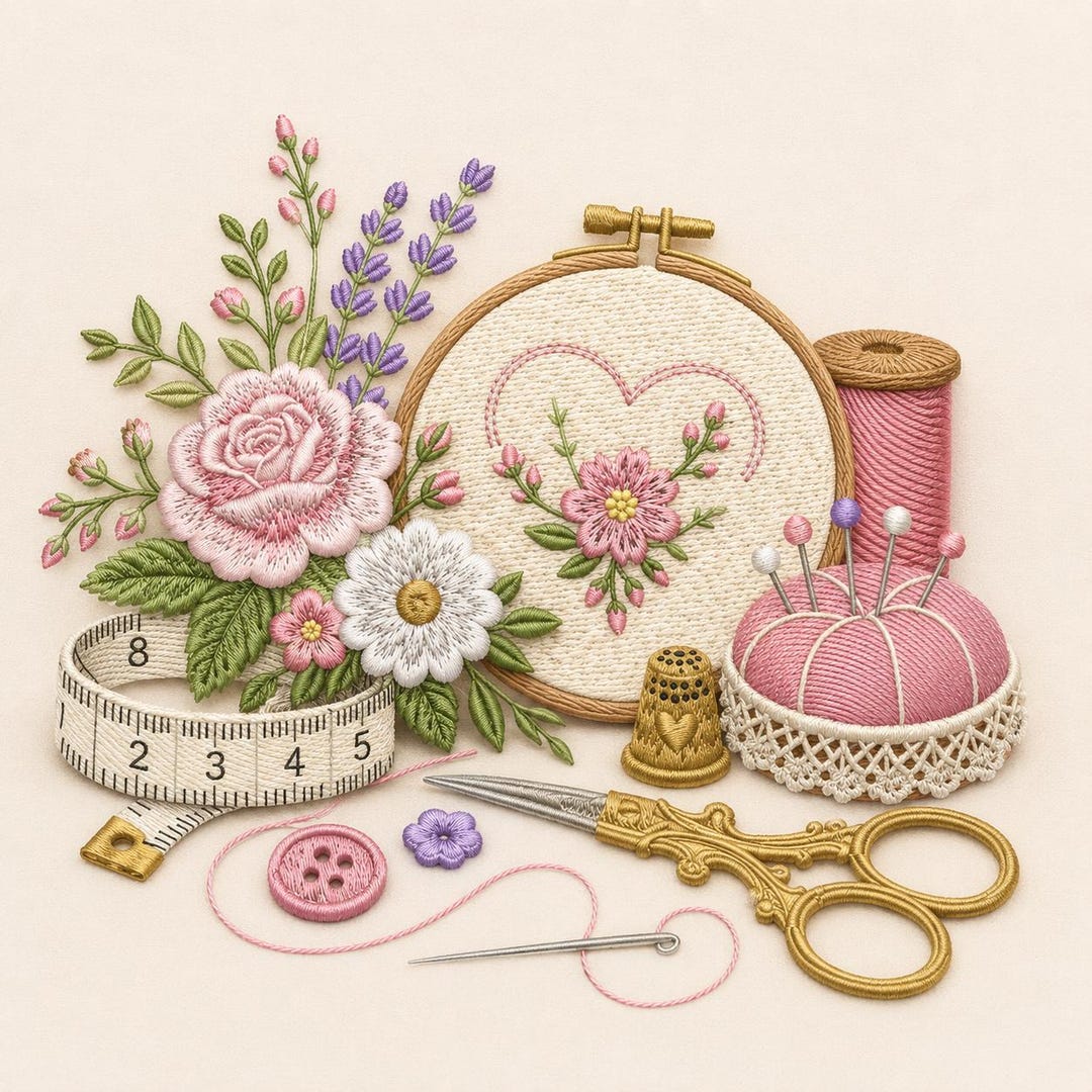 Sewing Embroidery Design, Floral Sewing Hoop Machine Embroidery File ...