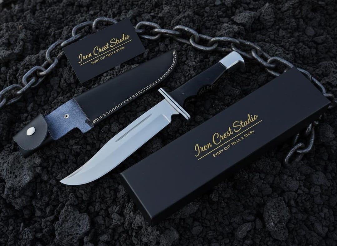 Ghostface Scream Knife Replica | Buck 120 Style Bloody Prop | Hunting ...
