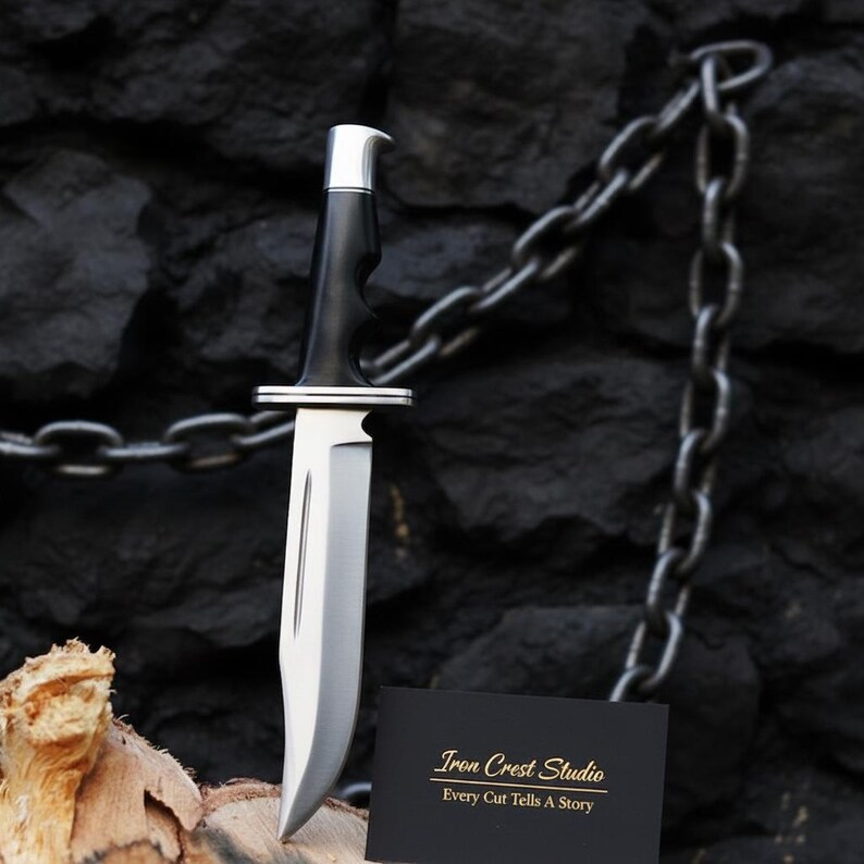 Ghostface Scream Knife Replica | Buck 120 Style Bloody Prop | Hunting ...