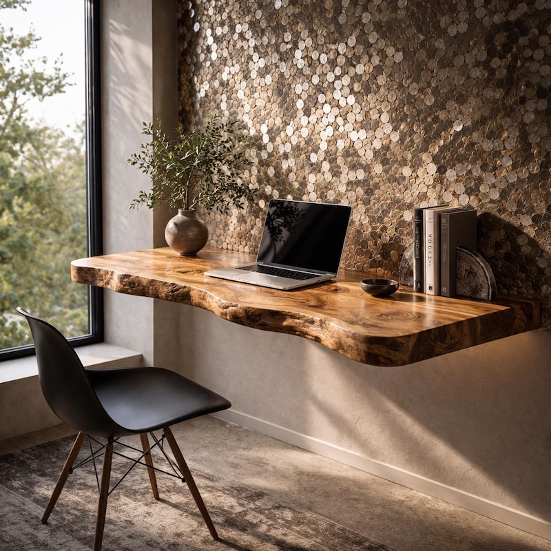 Live Edge Desk - Etsy