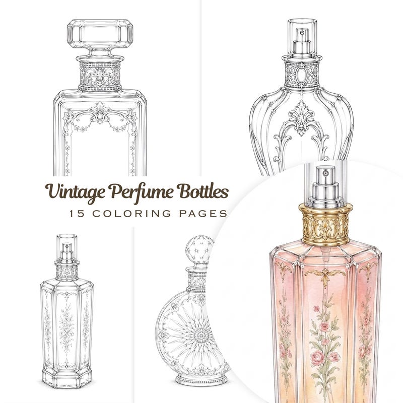 Perfume Coloring - Etsy