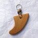 Hawaiian Koa Surf Fin Keychain - Etsy