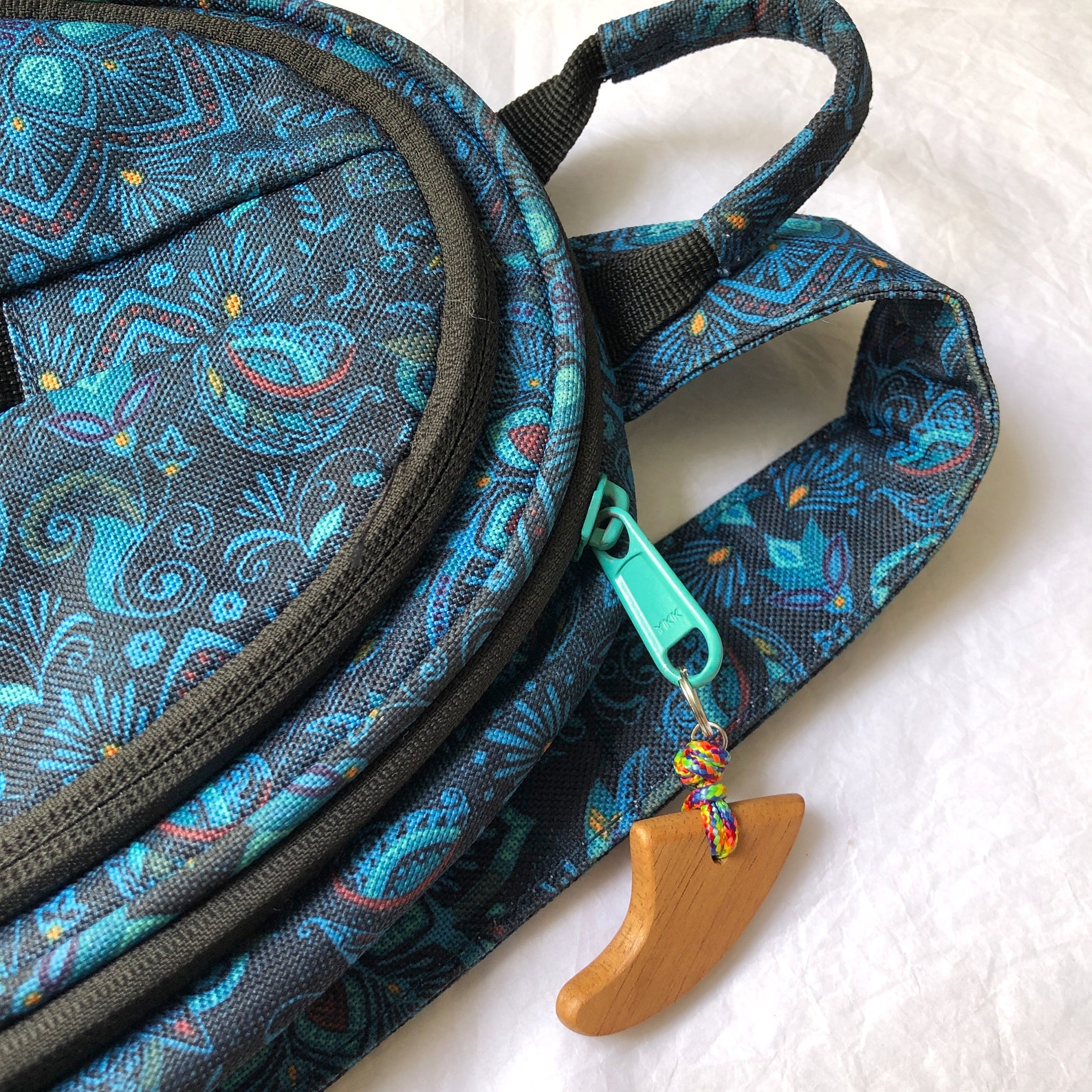 Hawaiian Koa Surf Fin Keychain - Etsy