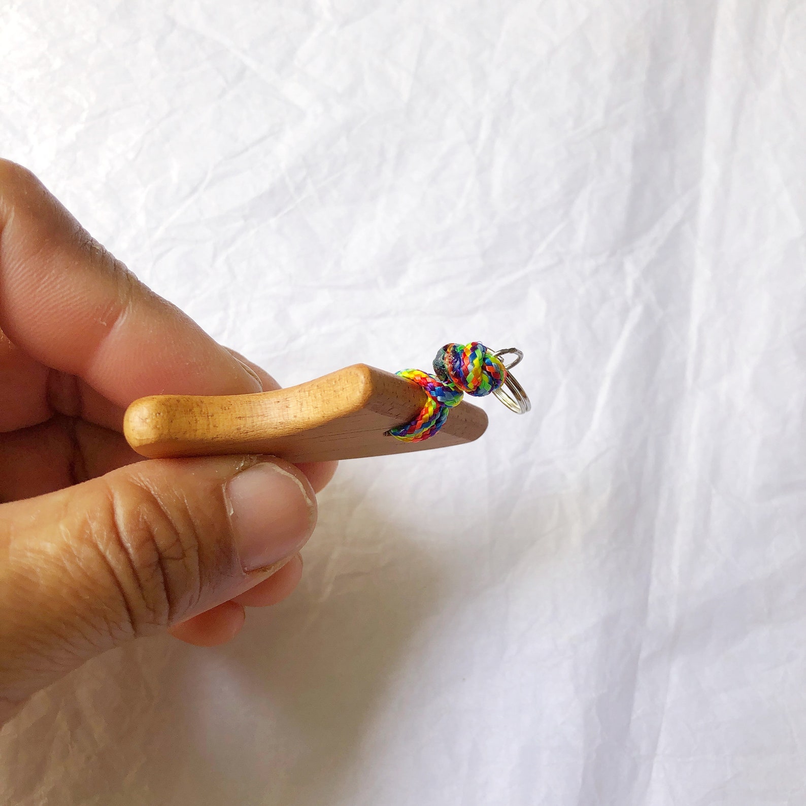 Hawaiian Koa Surf Fin Keychain - Etsy