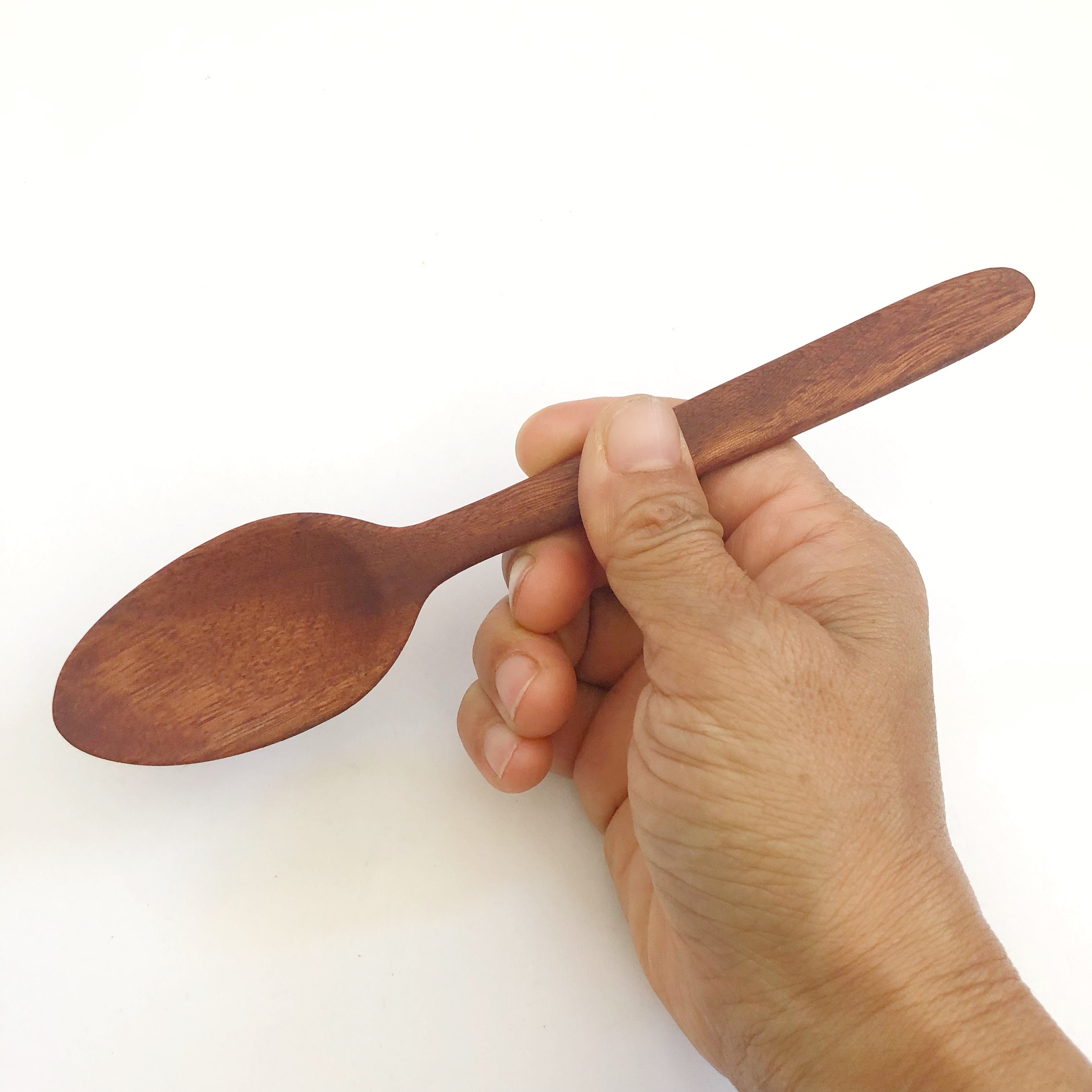 Hand Carved Hawaiian Kamani Wooden Spoon Made With Local Grown | Etsy