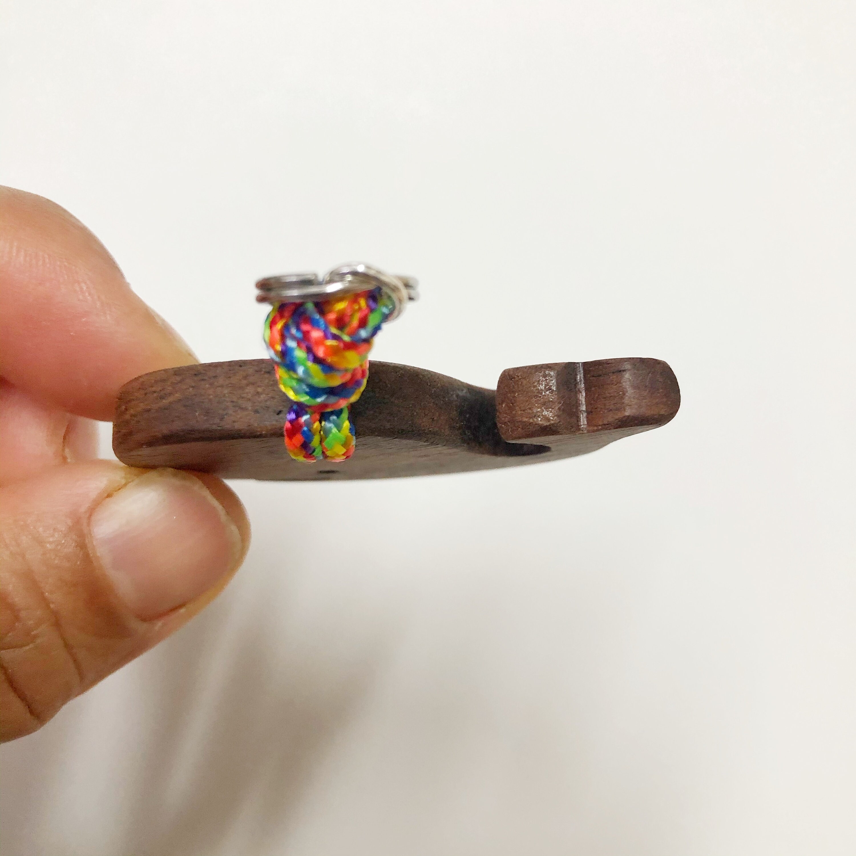 Hawaiian Koa Whale Keychain | Etsy