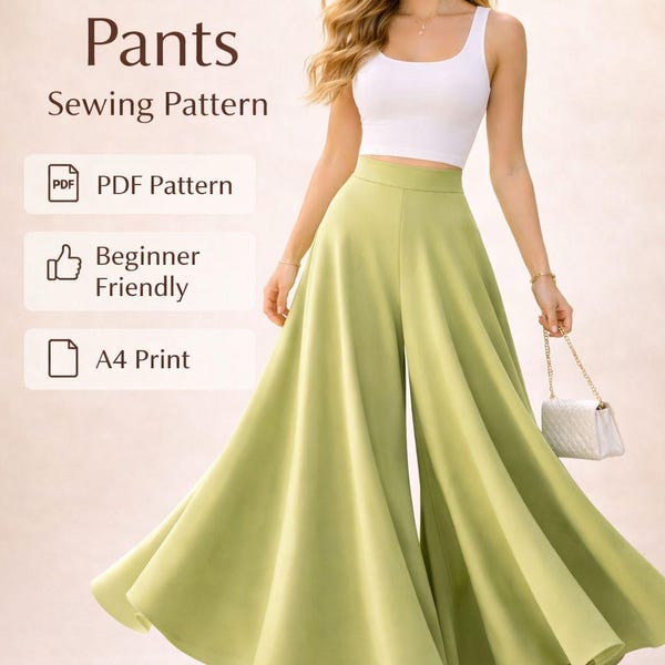Flowy Pant Patterns - Etsy