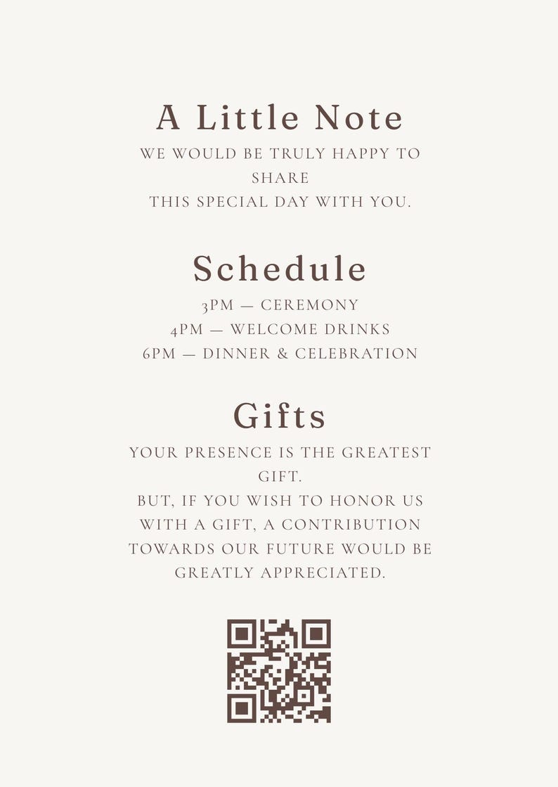 Monogram Wedding Invitation Template, Chocolate Brown Floral Crest ...