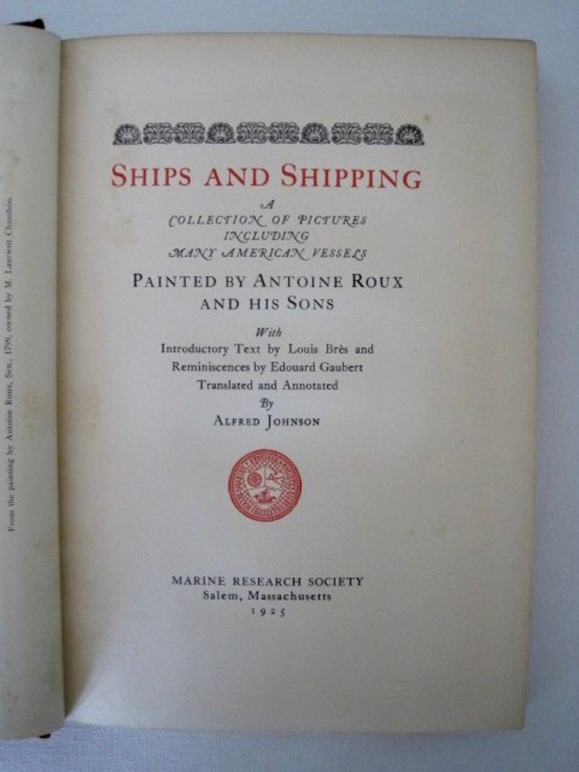 Ships and Shipping: Paintings of Andre Roux and Sons 1925 - Etsy