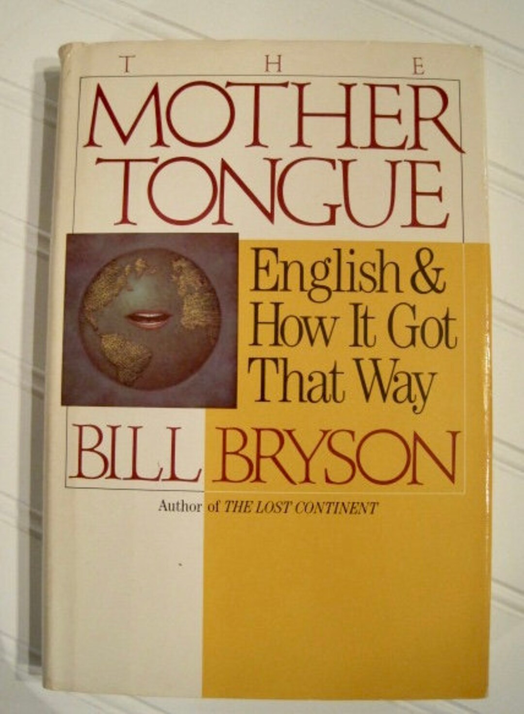 The Mother Tongue by Bill Bryson -- First Edition, 1990 - Etsy