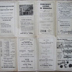 The Gateway to Bermuda Map — From the Bermuda Guide Book Mid/late 1950s ...