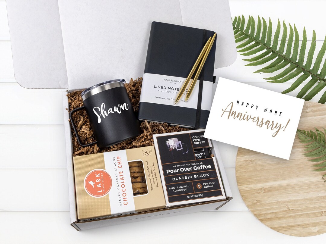Work Anniversary Personalized Gift for Employee Happy Work Anniversary ...
