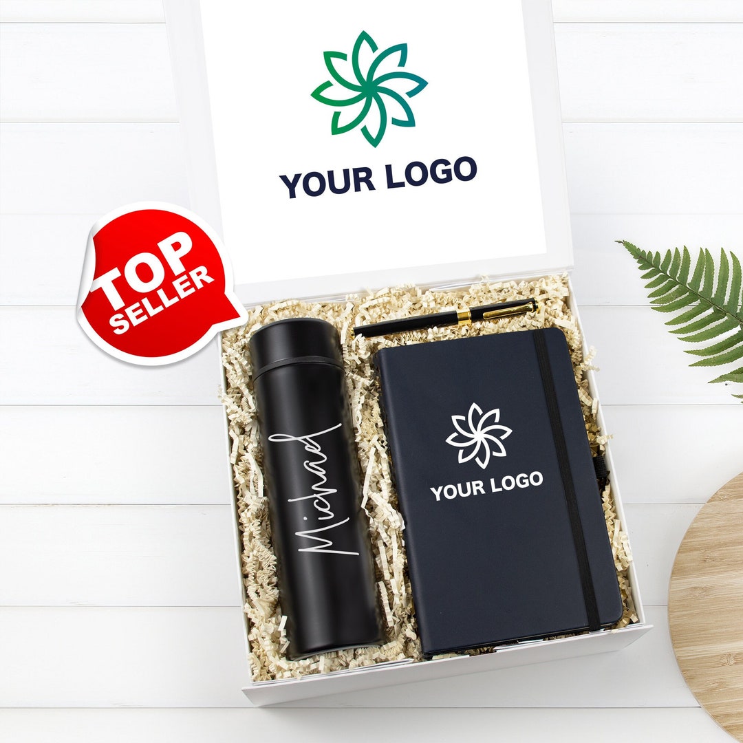 New Employee Welcome Gift Box: Personalized Tumbler, Notebook & Pen - Etsy