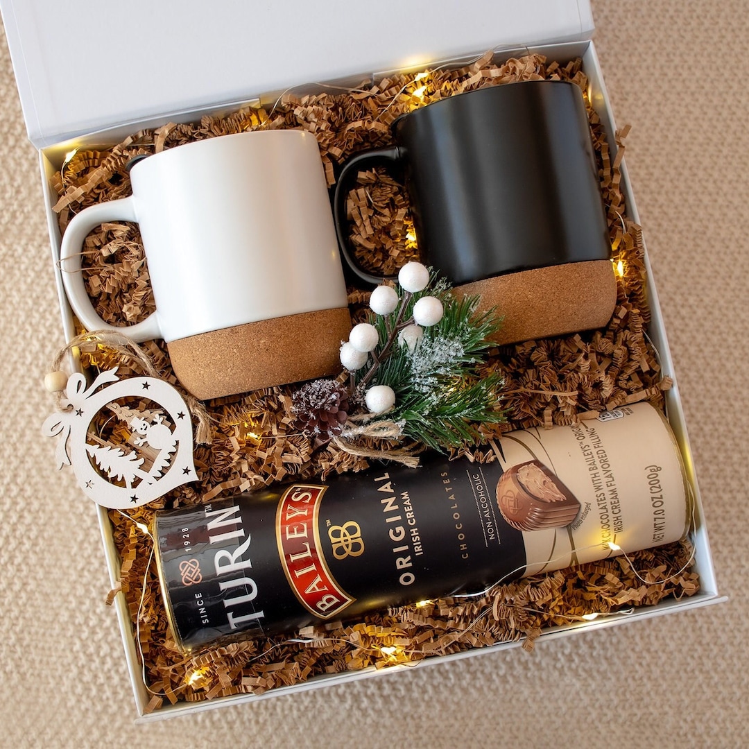 Christmas Gifts for Couples, Holiday Gift Basket for Two, Coffee Gifts ...